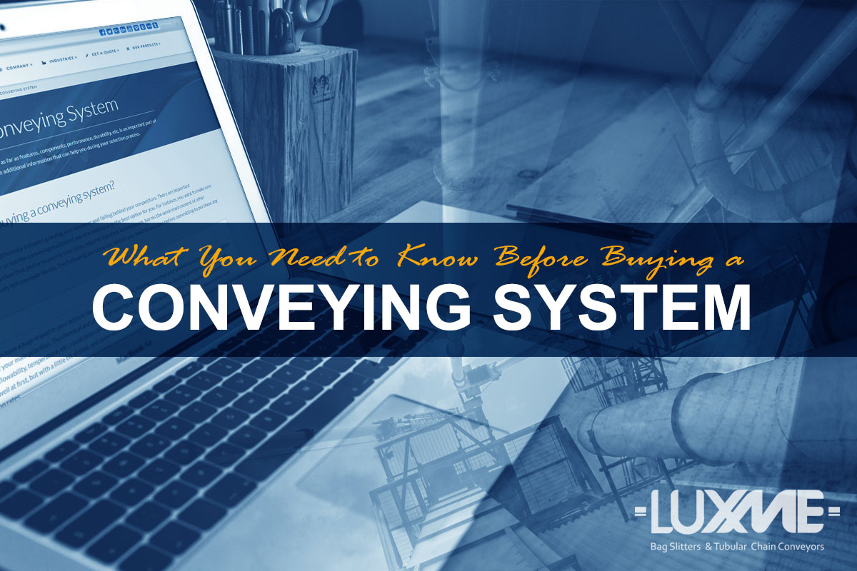 What You Need to Know Before Buying a Conveying System